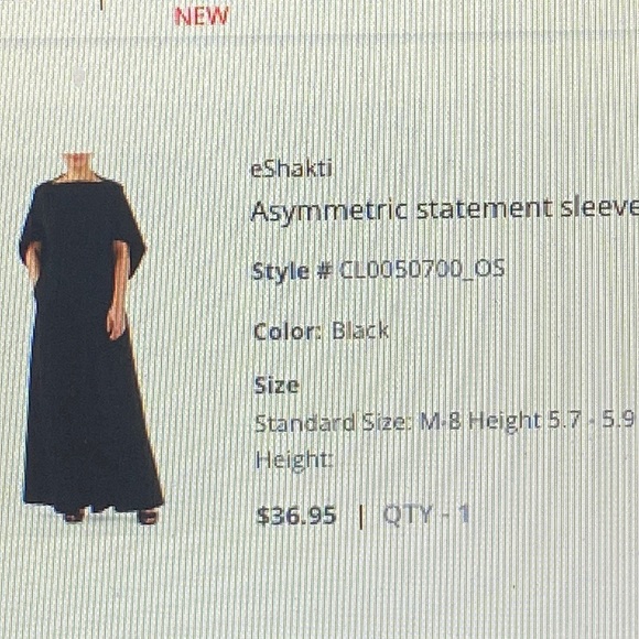 eshakti | Pants & Jumpsuits | Eshakti Jumpsuit Black Cape Palazzo Pants ...